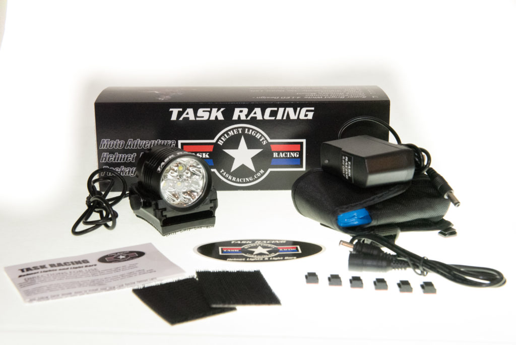 Moto Adventure Helmet Light Package - Task Racing